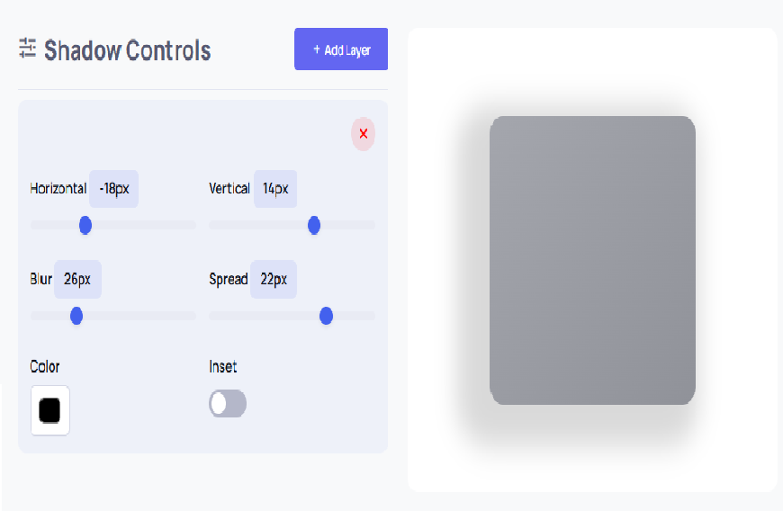 CSS Box Shadow Generator – Create Custom Shadows Online with Live Preview – Utilify Zone